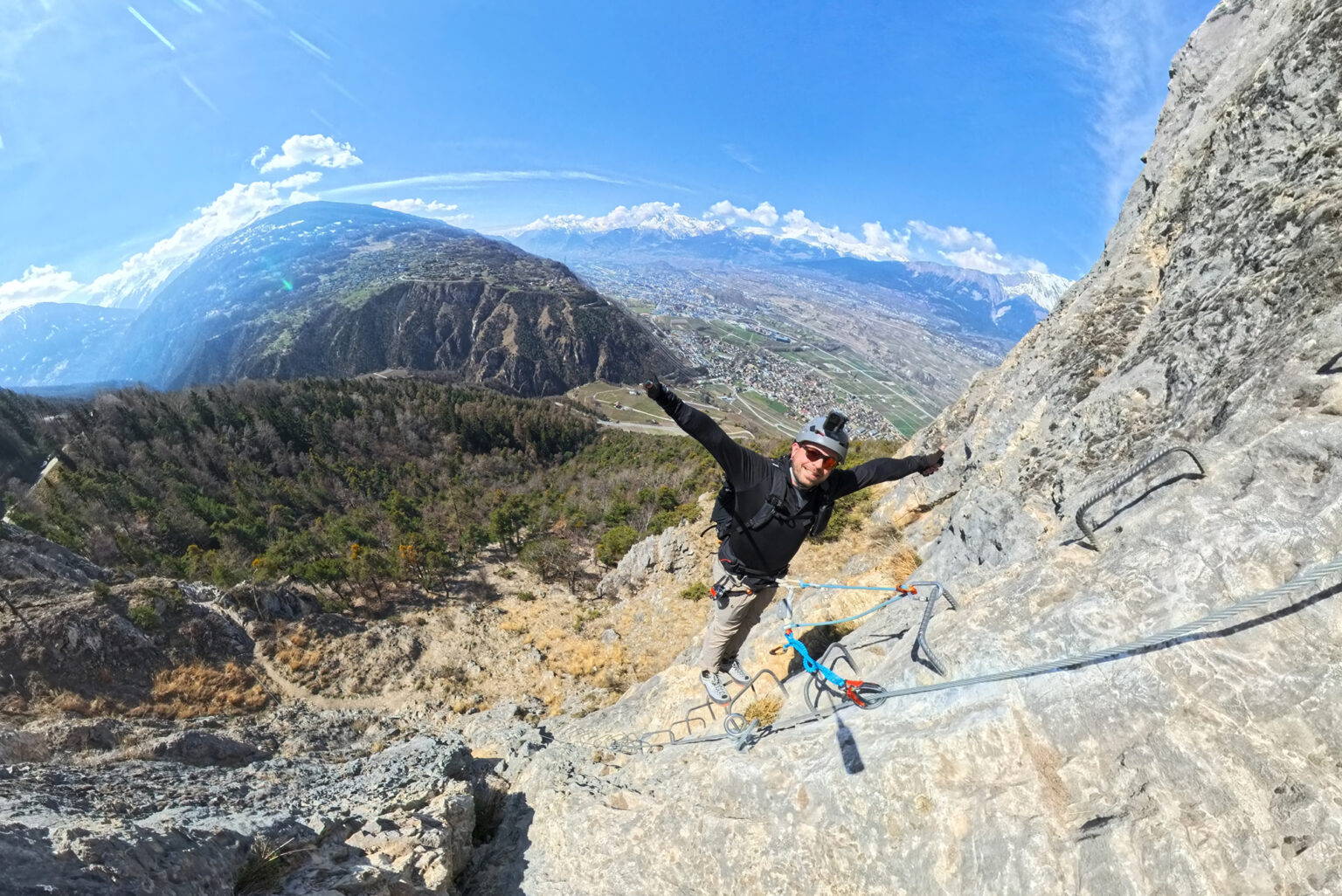Via Ferrata Le Belvédère à Nax - Passion Via Ferrata